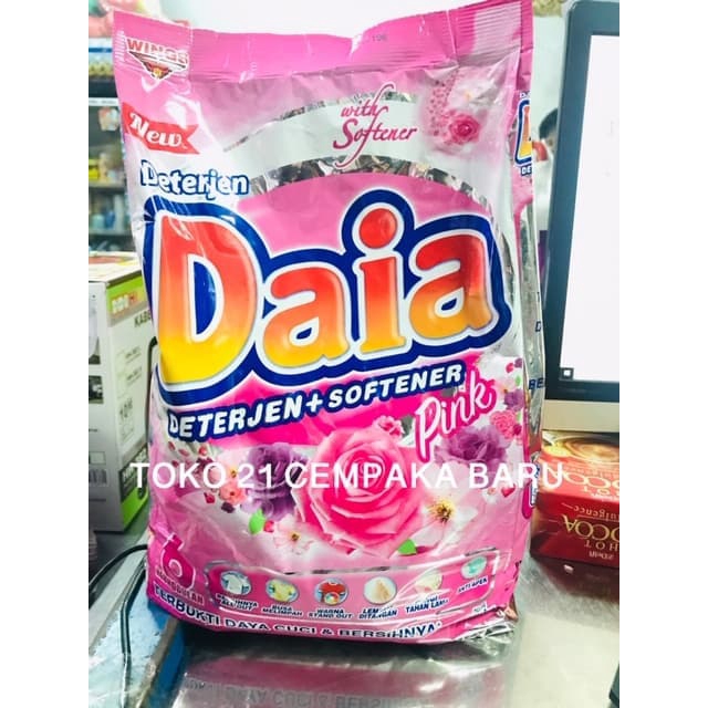 Jual Daia PINK Deterjen BUBUK 1.5 KG | Softener Detergent Daia 16KG 1600 gram Murah Promo ...