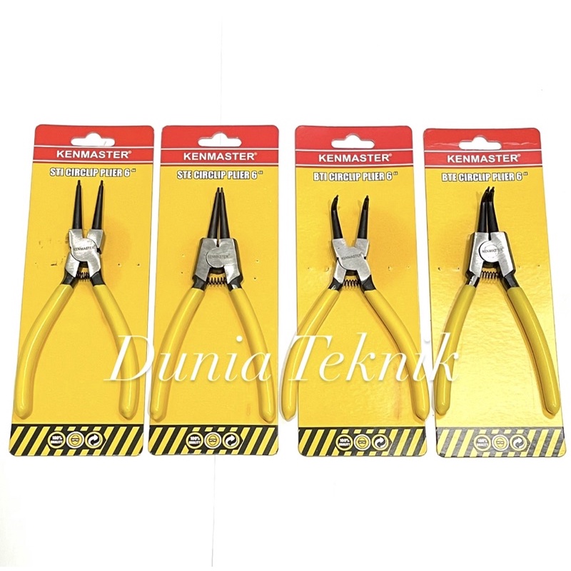 Jual KENMASTER Tang Snap Ring Set 4 pcs 6” Tutup Lurus Buka Lurus Tutup ...