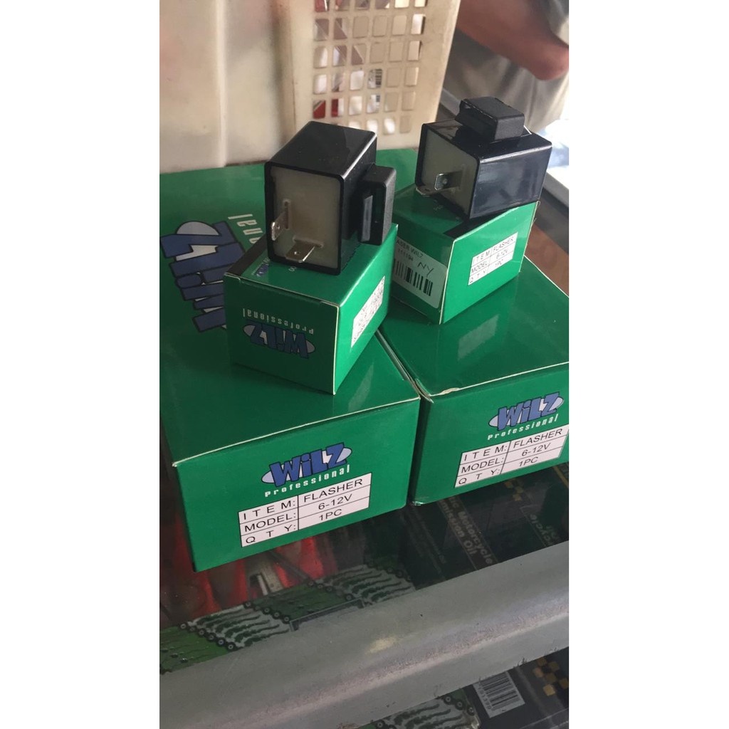 Jual Flasher Motor Standart Jepang 6-12 Volt merk Wilz / Flazer Flaser ...
