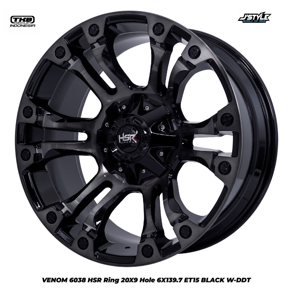 Jual Velg mobil modifikasi HSR Ring 20 untuk Pajero Ranger MUX dll | Shopee Indonesia