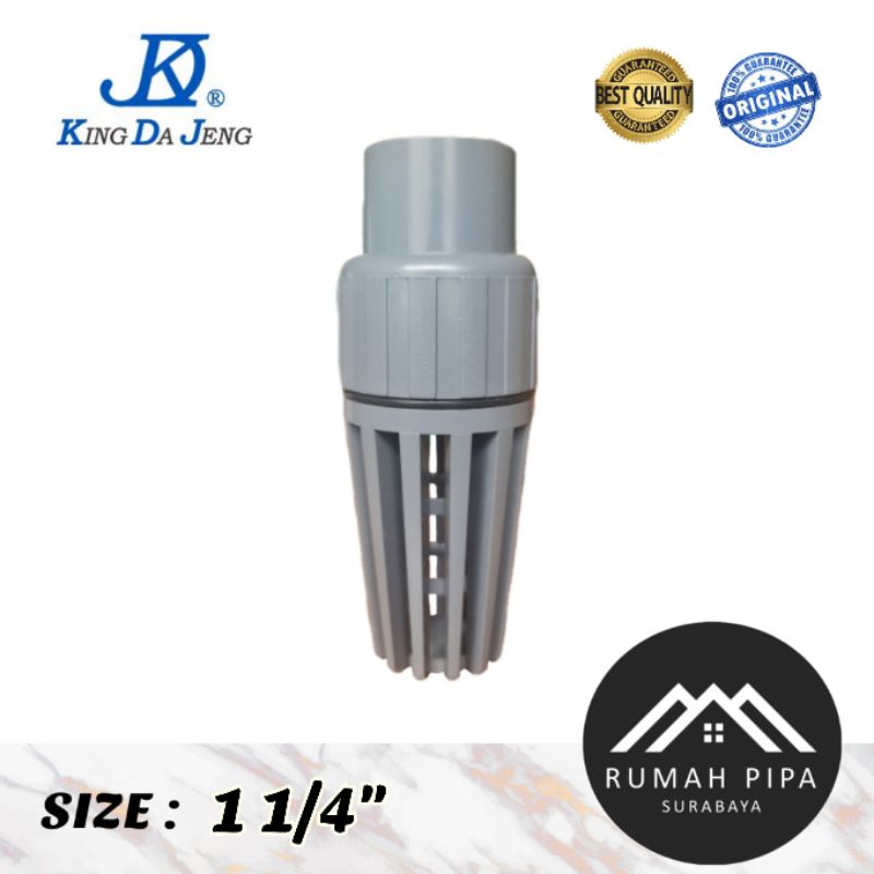 Jual Foot Valve / Foot Klep 1 1/4" KING DA JENG - KDJ | Shopee Indonesia