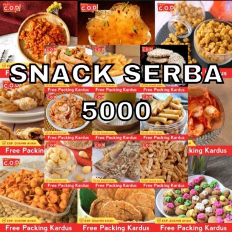 Jual Serba 5000 Jajanan Viral Pedas Manis Asin Gurih | Shopee Indonesia