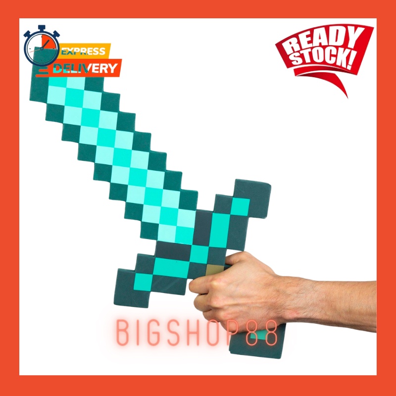 Jual Pedang Minecraft sword bahan eva mine craft bukan kampak pistol ...