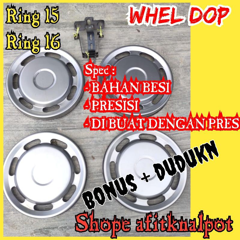 Jual 4biji willdop weldop weldof wildop whell dop velg truck truk r15 ...