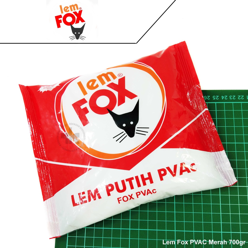 Jual Fox Lem Putih PVAC Pack Merah 700gr | Shopee Indonesia