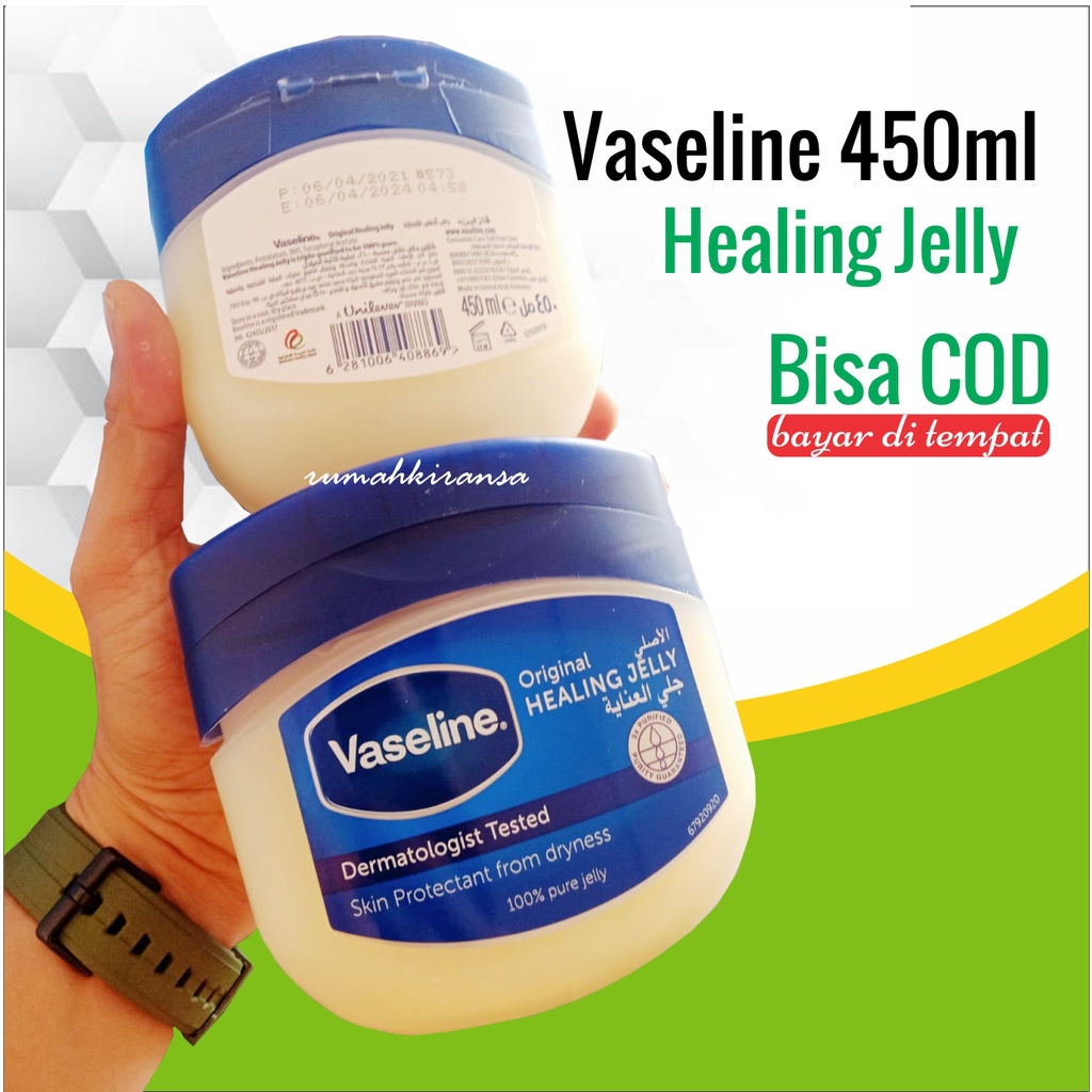 Jual Vaseline Arab Original Healing Jelly 450 Ml - Kemasan Baru ...