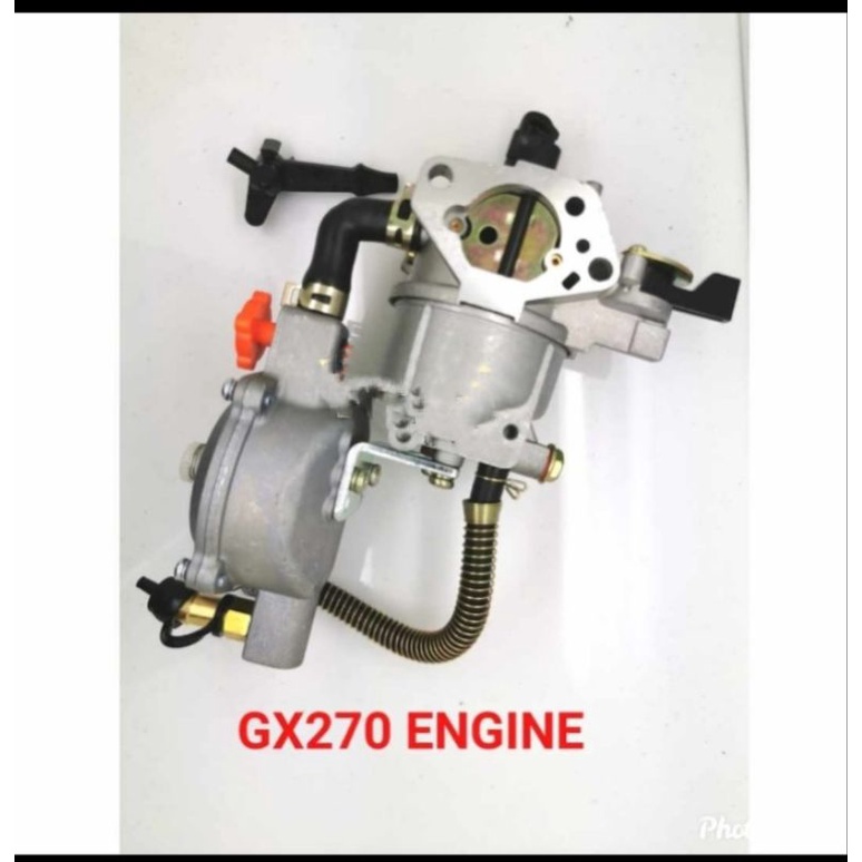 Jual carburator Assy gas LPG gasoline engine gx270 engine dan water ...