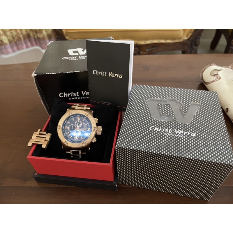Jual christ verra men watch original (preloved) | Shopee Indonesia