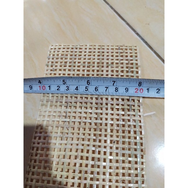 Jual Anyaman rotan motif square roll 15 meter | Shopee Indonesia