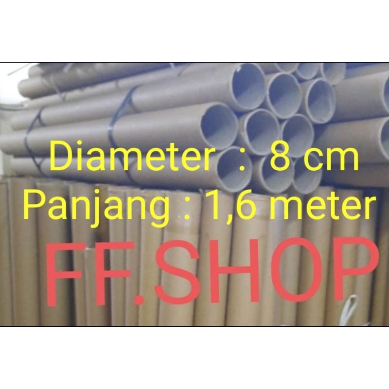 Jual Selongsong/Bobin/Paper Core/Cones Dm 8 x 1,5 meter dan 1,6 Meter | Shopee Indonesia