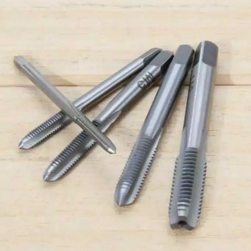 Jual 5pcs Mata Hand Tap Mata Bor Pembuat Drat Baut M3 M4 M5 M6 M8 ...