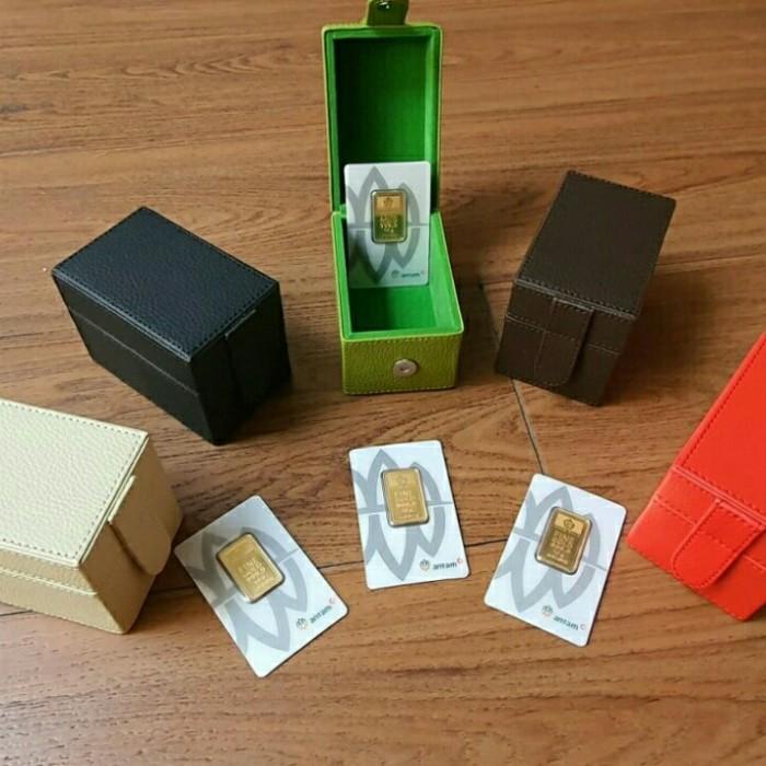 Jual Elwy | Kotak Perhiasan Box Tempat Simpan Logam Mulia Emas Antam | Shopee Indonesia