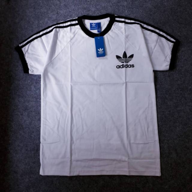 Jual ADIDAS RINGER TEE WHITE-BLACK | Shopee Indonesia