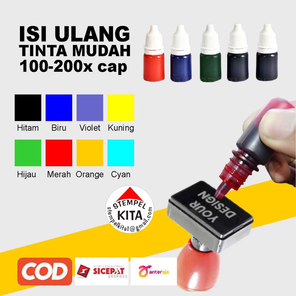 Jual tinta stempel otomatis 5 ml | Shopee Indonesia