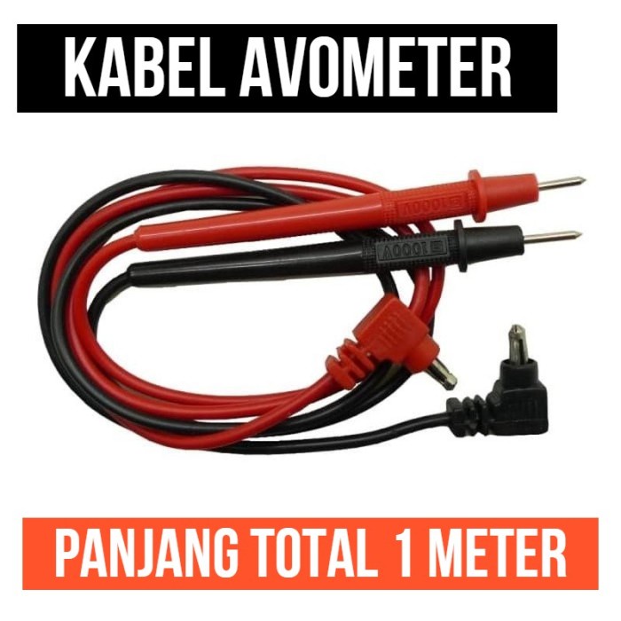 Jual Kabel Avo Banana Plug Avometer Multitester Multimeter Jarum Probe ...