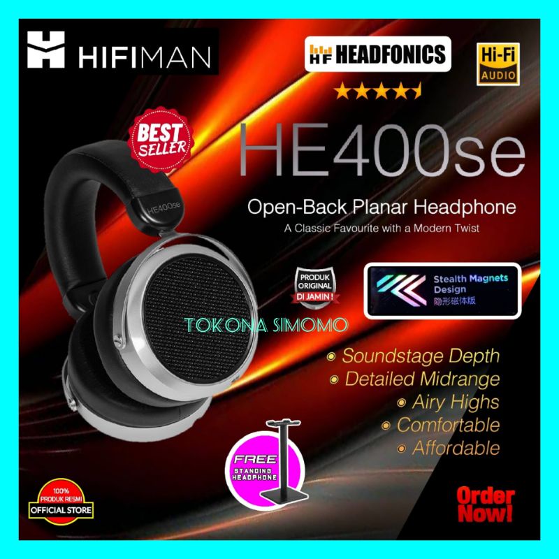 Jual HIFIMAN HE400SE / HE 400SE Open-Back Planar Headphone | Shopee ...