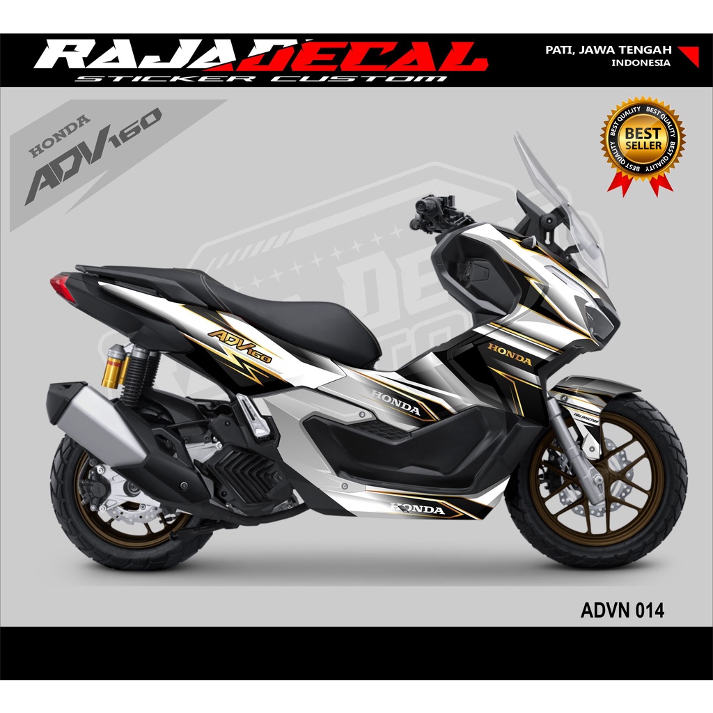 Jual Modifikasi Sticker Honda ADV 160 2022-Stiker Dekal ADV 160 Disain ...