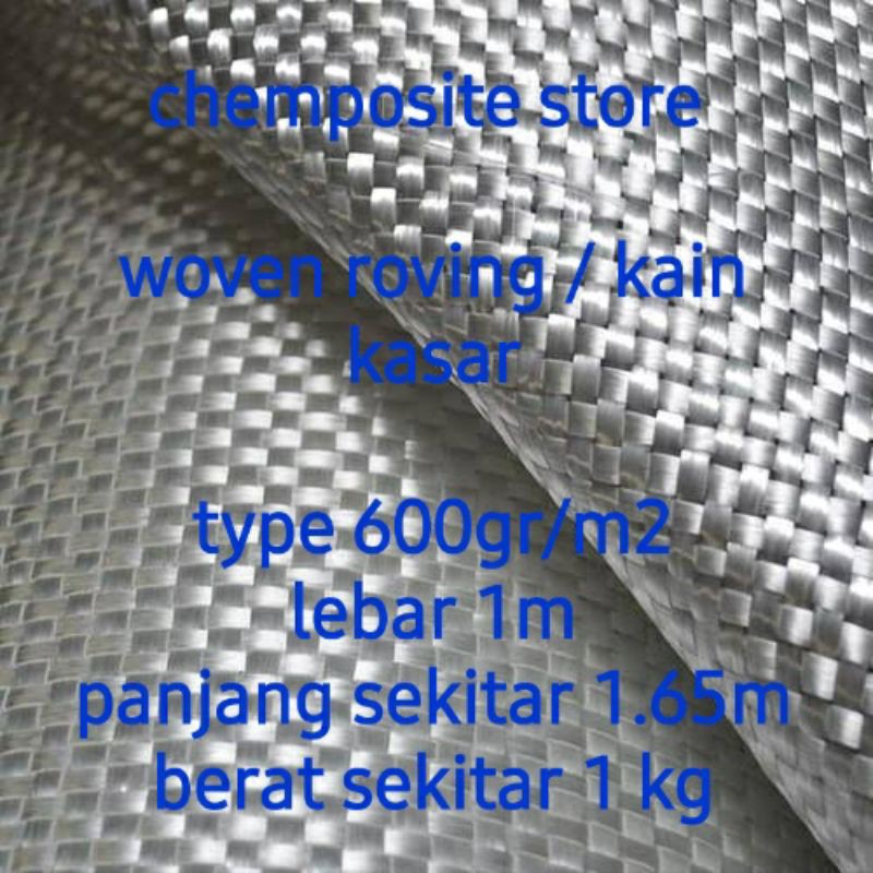 Jual woven roving 1kg kualitas bagus TOP- fiber glass / kain fiberglass ...