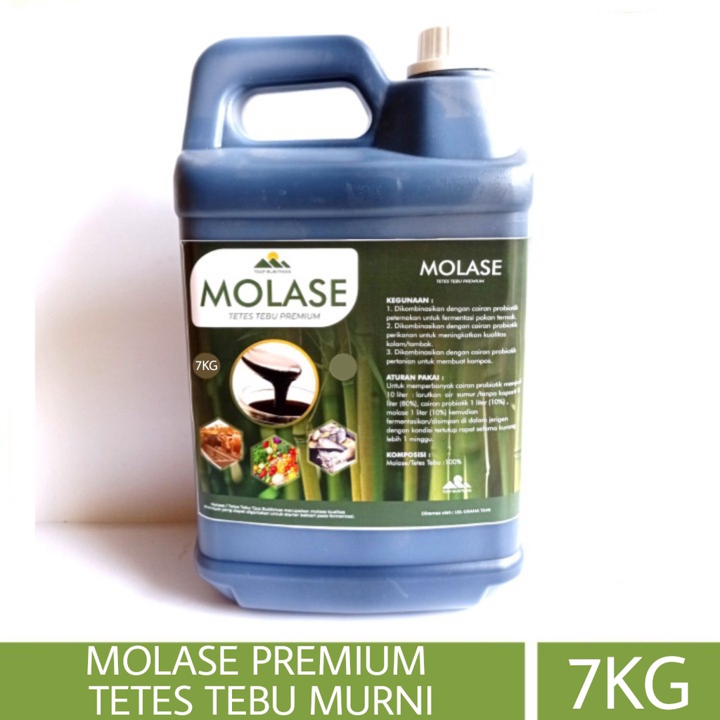 Jual MOLASE PREMIUM TETES TEBU MURNI ASLI TANPA CAMPURAN 5 LITER / 7KG ...
