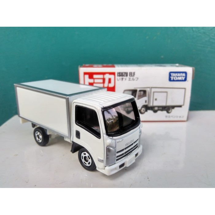 Jual Tomica No 6 Isuzu Elf truck Diecast mobil truk takara tomy reguler bahan besi harga murah ...