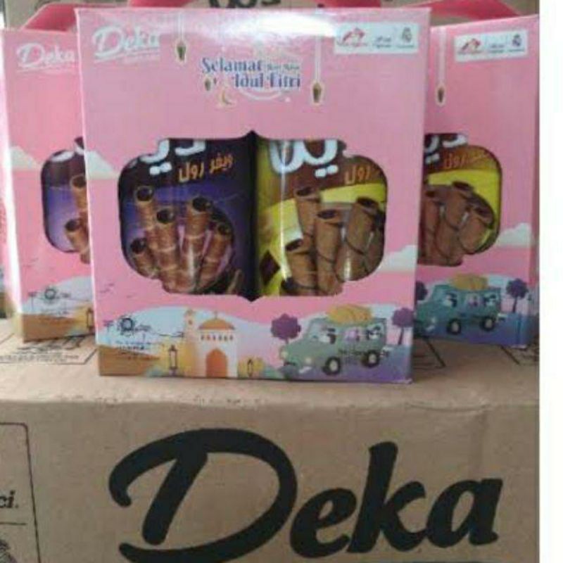 Jual Wafer Deka Edisi Lebaran - Deka Pink 1box isi 2 kaleng - Deka Ungu ...