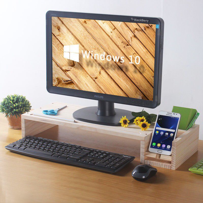 Jual Stand Monitor Komputer, Rak monitor dilengkapi dengan dudukan HP ...