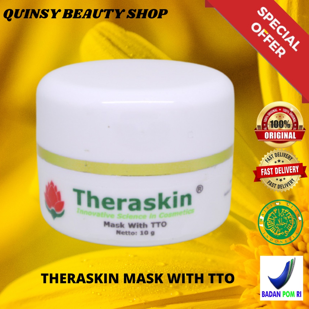 Jual Theraskin acne mask / mask with TTO | Shopee Indonesia