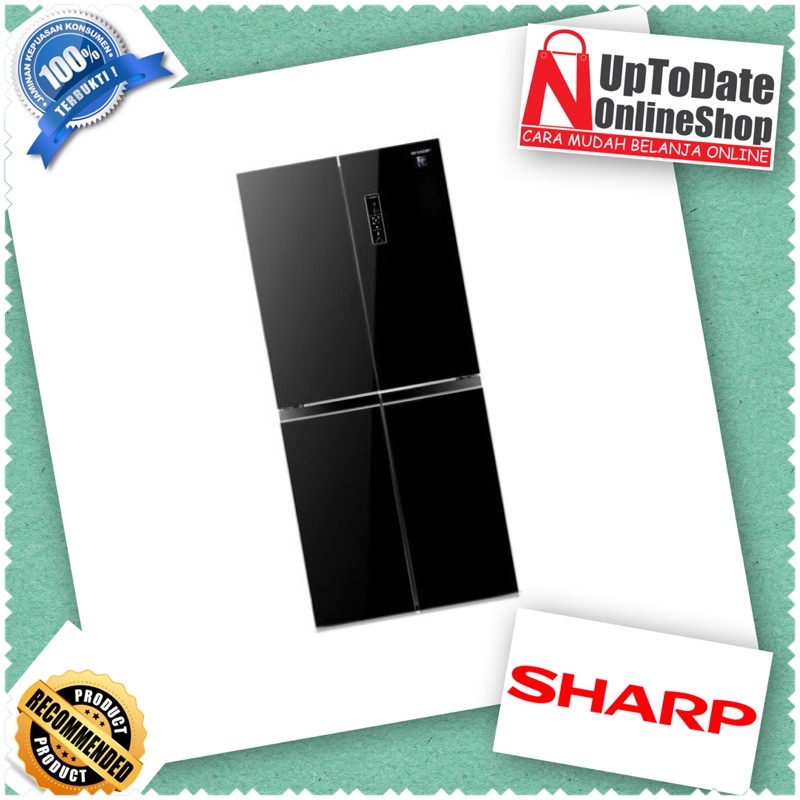 Jual KULKAS SIDE BY SIDE 4 PINTU SHARP SJ-IF51PG-BK INVERTER ...