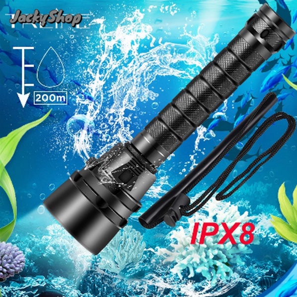 Jual Senter Selam 5 LED T6 Powerful Super bright led Scuba Diving ...