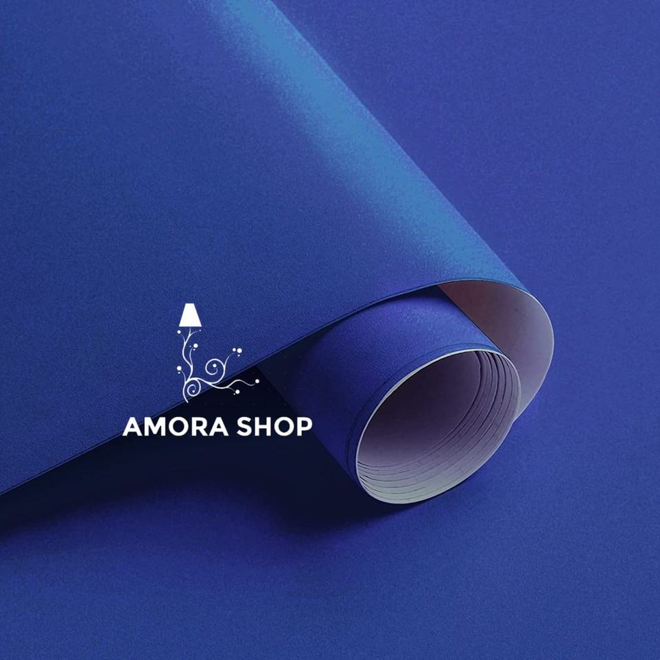 Jual Wallpaper Dinding Polos Biru Dongker 8m s/d 9m x 45cm | Shopee ...