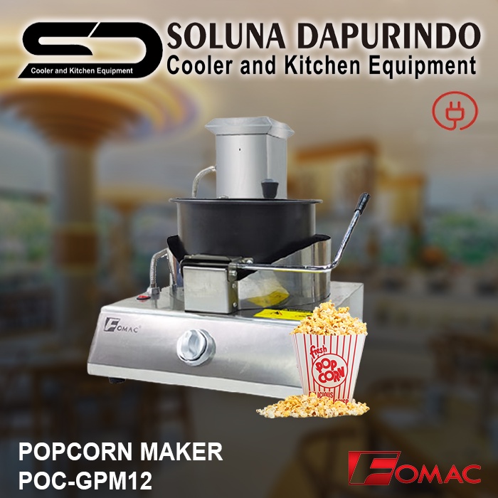 Jual FOMAC Popcorn Maker POC-GPM12 / POCGPM12 / Mesin Pembuat Popcorn | Shopee Indonesia