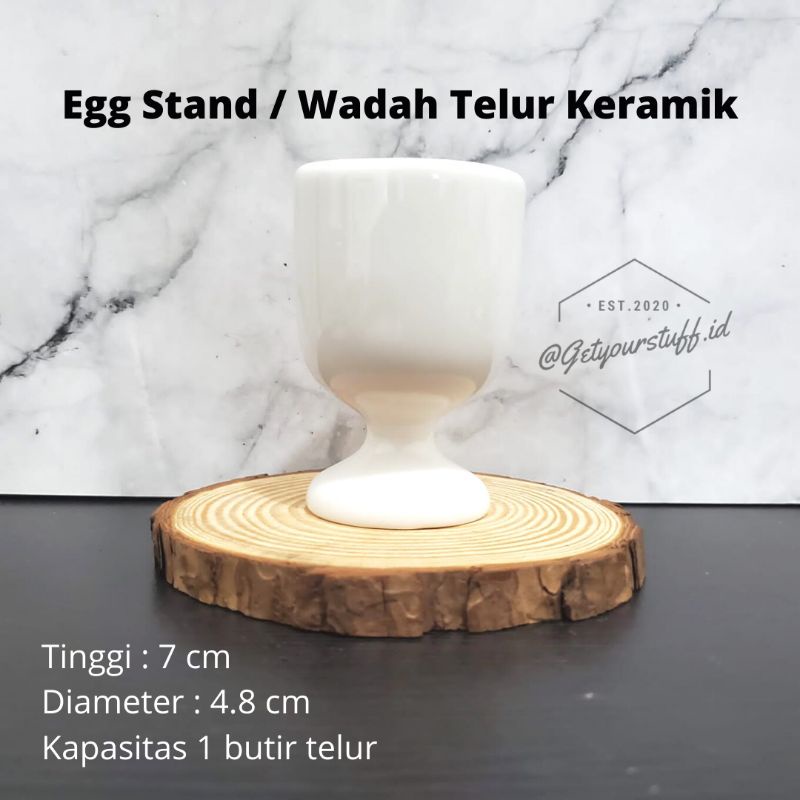 Jual Egg Stand Wadah Telur Keramik Restoran | Shopee Indonesia