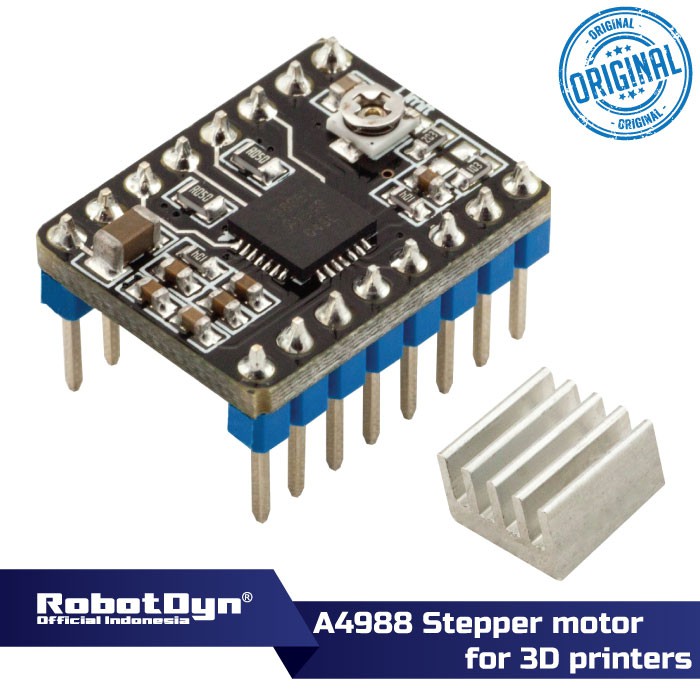 Jual RobotDyn Stepper motor driver A4988 for 3D printers | Shopee Indonesia