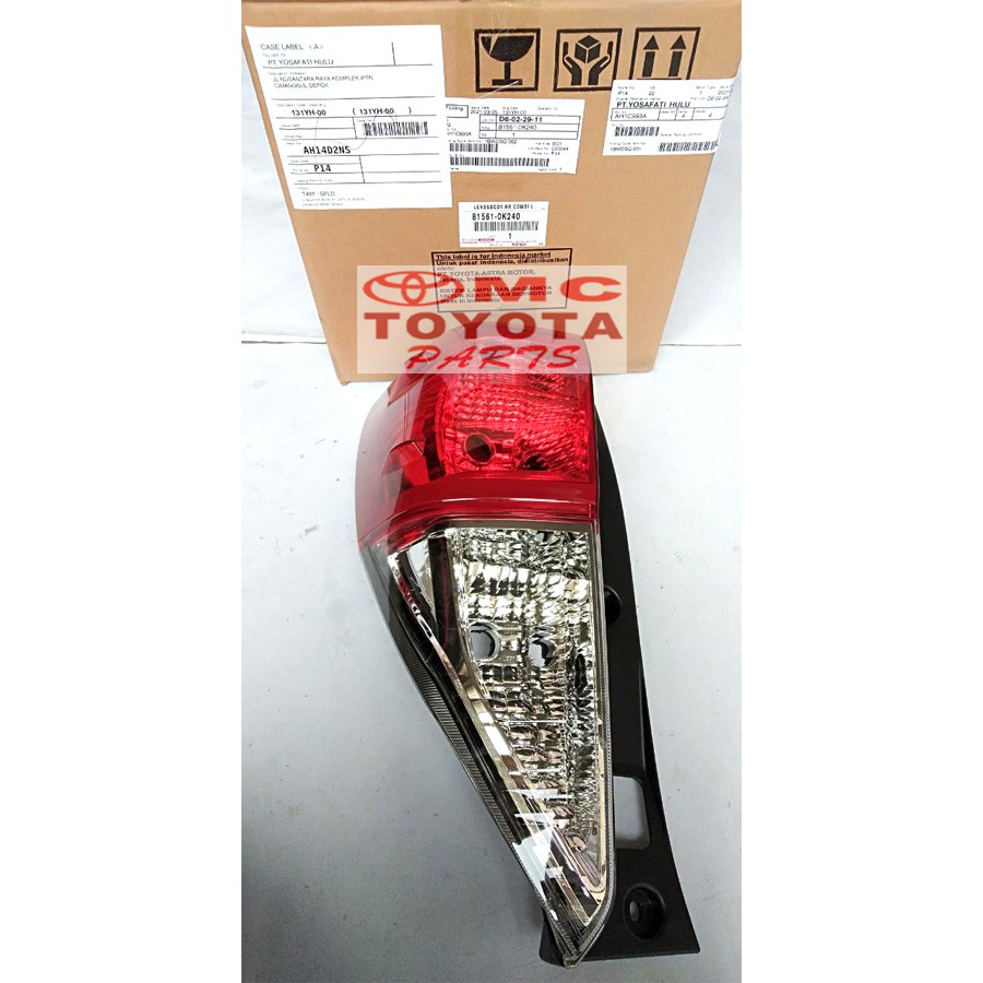 Jual Lampu Stop / Stop Lamp Belakang Kiri Innova Reborn 81561-0K240 ...