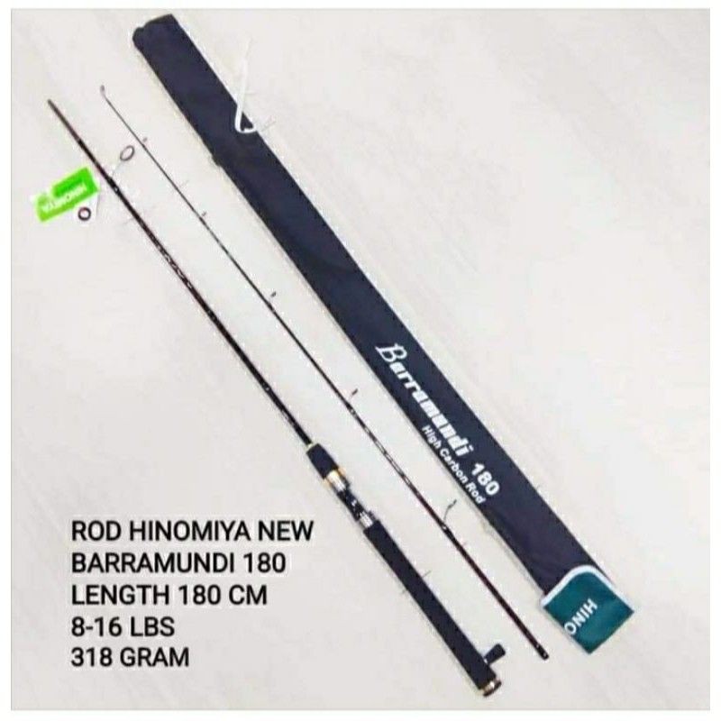 Jual JORAN PANCING HINOMIYA BARAMUNDI 180 CM high carbon Rod (ULIR ...