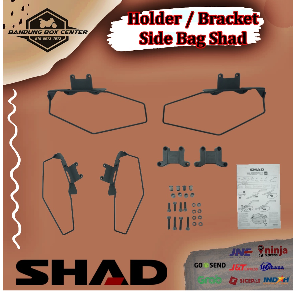 Jual Bracket Side Bag Shad Breket atau Holder SideBag Shad E48 dan SW42 ...
