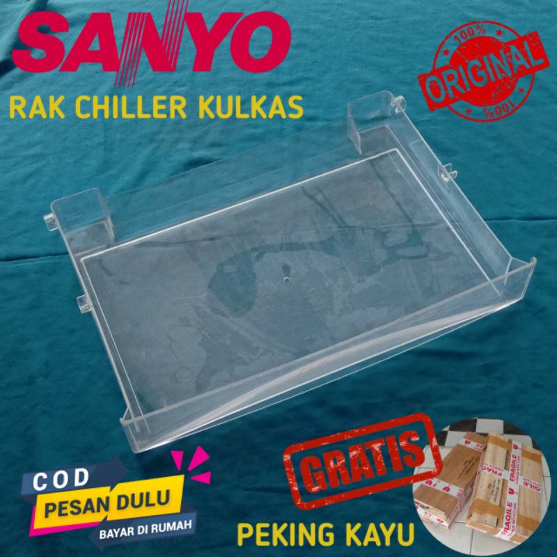 Jual RAK CHILLER KULKAS SANYO RAK PENAMPUNG AIR 1 PINTU ORIGINAL ...
