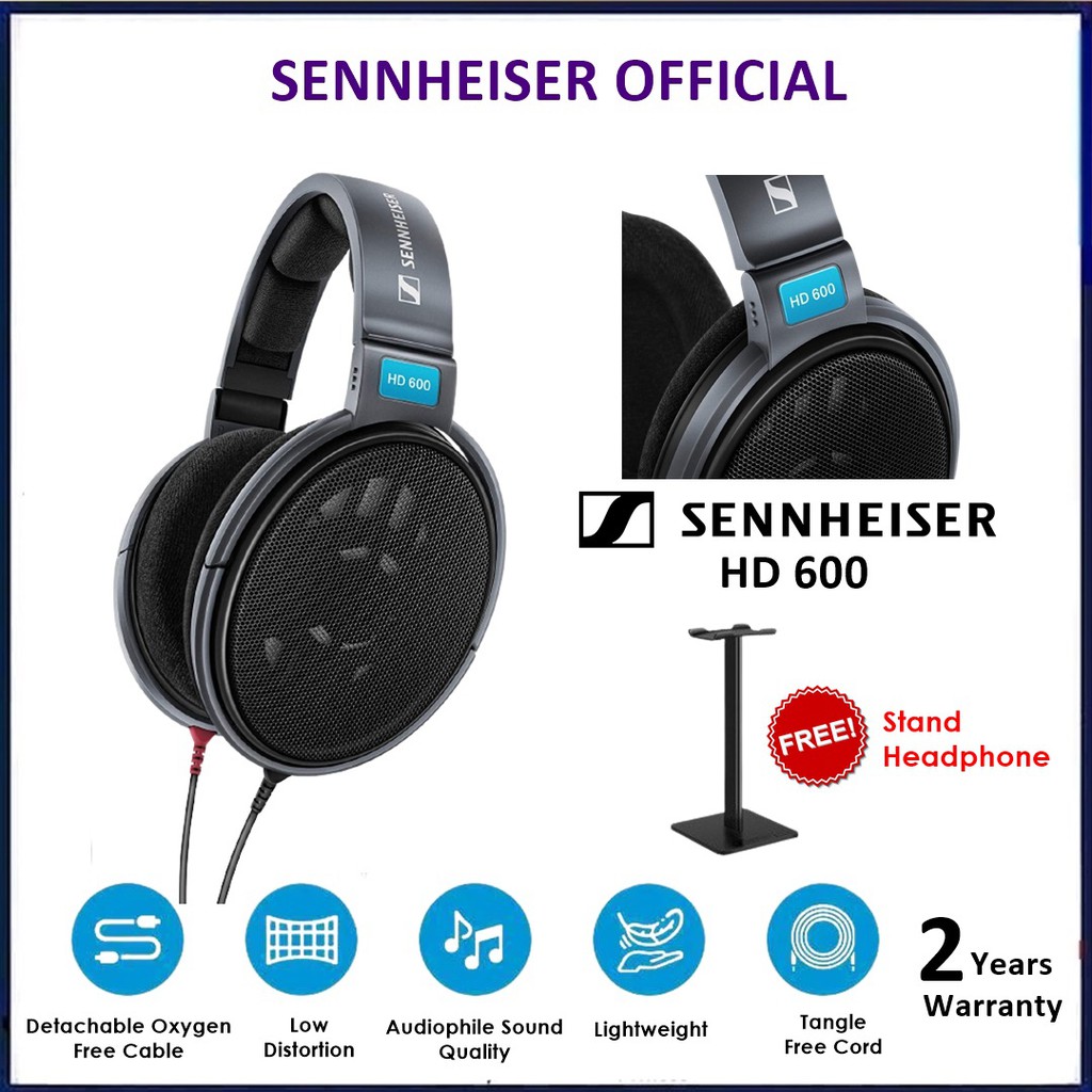 Jual Sennheiser HD 600 Open Back Professional Headphone HD600 | Shopee ...
