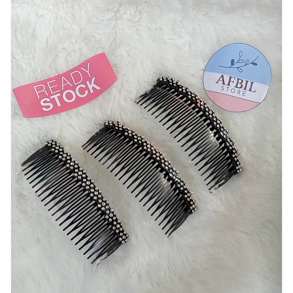 Jual Sirkam Rambut Sanggul Hitam Mutiara / Jepit Rambut Dewasa Korea ...