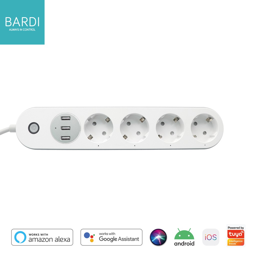 Jual BARDI Smart Extention Power Strips (Smart Stop Kontak, WIFI) | Shopee Indonesia