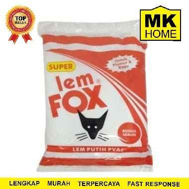 Jual LEM KAYU FOX PUTIH KEMASAN EKONOMIS 350 GRAM | Shopee Indonesia