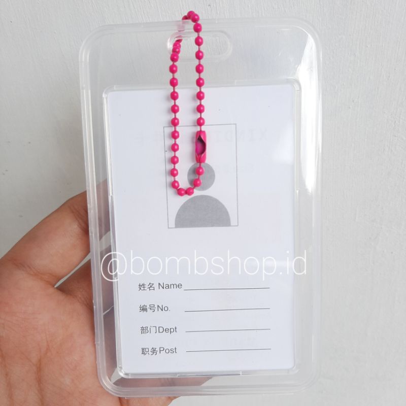 Jual FRAME ID CARD + GANTUNGAN MINI | Shopee Indonesia