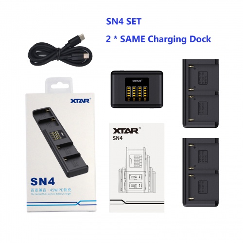 Jual XTAR SN4 Boom Kit A Multi Fast Smart Camera Battery Charger RESMI | Shopee Indonesia