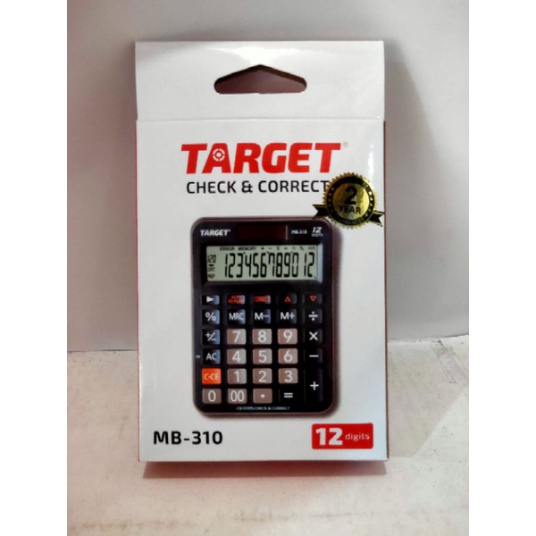 Jual Caculator TARGET MB-310(12Digits) | Shopee Indonesia
