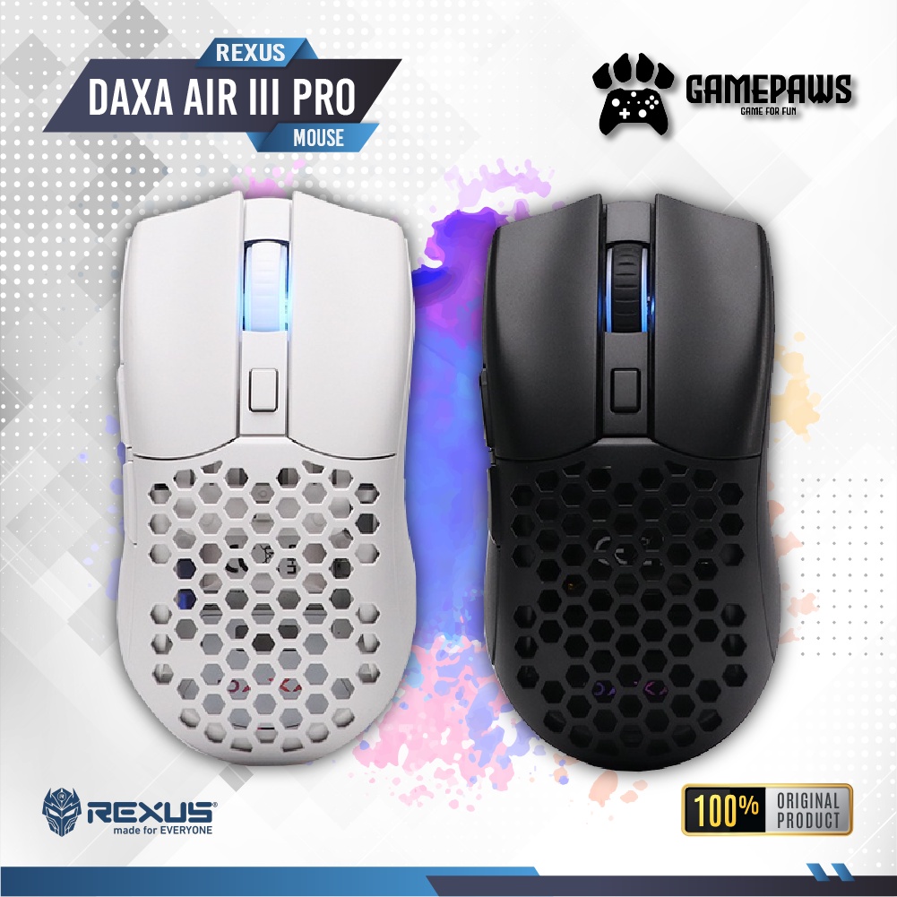 Jual Rexus Daxa Air III Pro Wireless Gaming Mouse Air 3 Ultra ...
