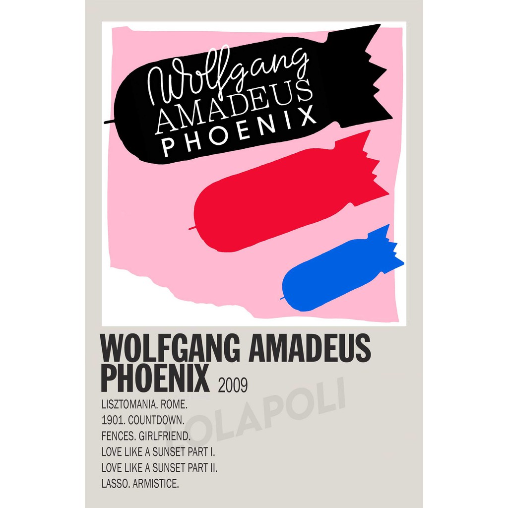 Jual Poster Cover Album Wolfgang Amadeus Phoenix - Phoenix | Shopee ...