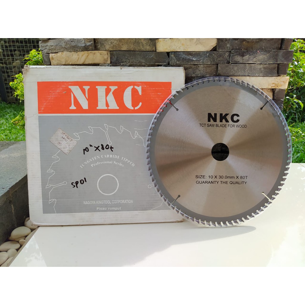 Jual Mata gergaji 10"x80T Circular Saw Blade NKC - Mata potong kayu ...