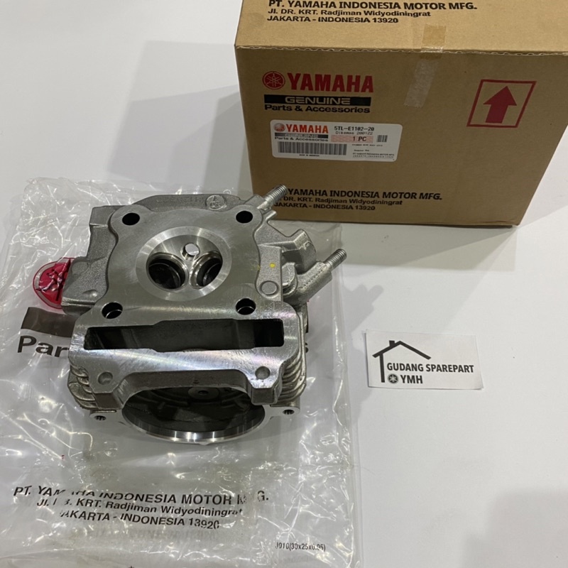 Jual Block Blok Cylinder Silinder Head Hed Mio Nouvo Fino Soul 5TL-E1102-20 Asli Original Yamaha ...