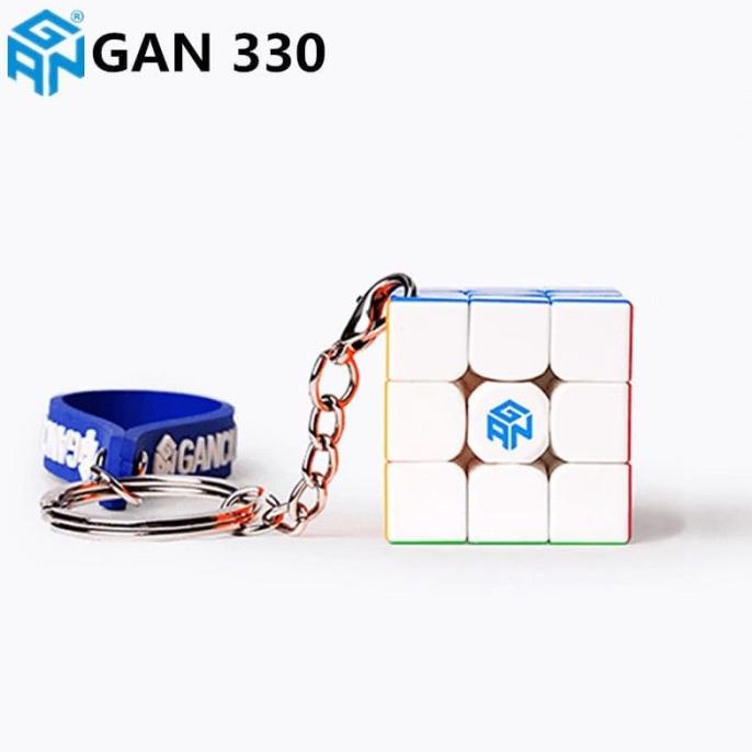 Jual Rubik 3x3 Gan 330 Keychain 3x3x3 GAN 330 Stickerless Gantungan ...