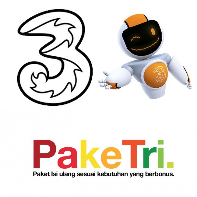 Jual Paket Data Kuota Internet Tri Three Happy 3 1gb 2gb 3gb 4gb 5gb 6g 8gb 10gb 22GB Get More ...